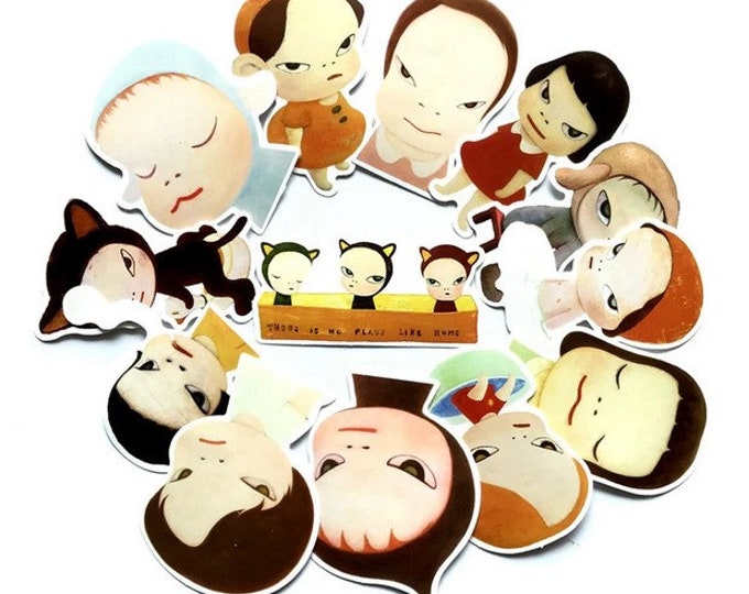 Yoshitomo Stickers | Nara Yoshitomo Stickers | Yoshitomo Decal Stickers ...