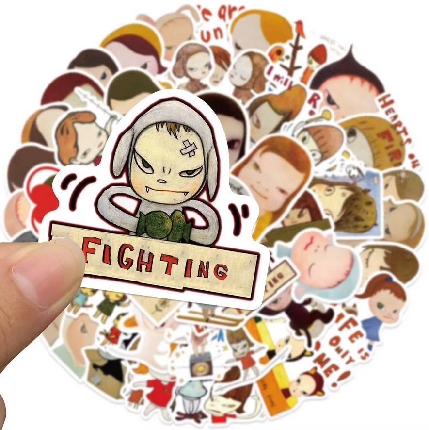 Yoshitomo Nara Sticker | 10/30/50pcs Yoshitomo Sticker | Nara Yoshitomo ...