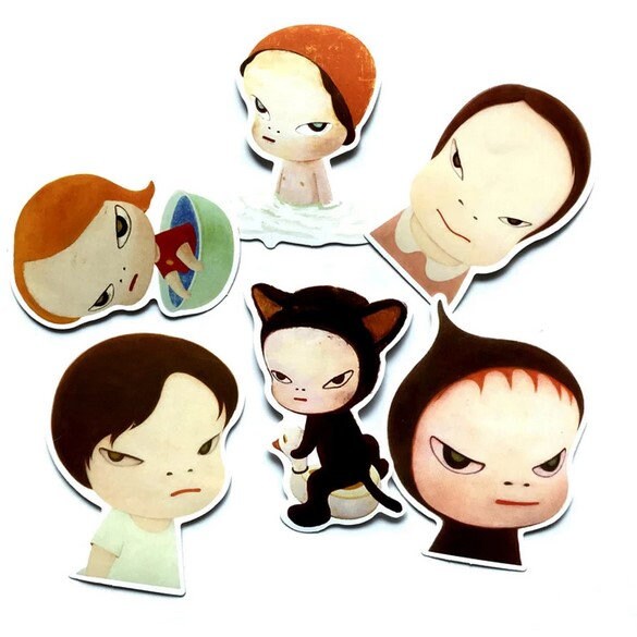 Yoshitomo Stickers | Nara Yoshitomo Stickers | Yoshitomo Decal Stickers ...