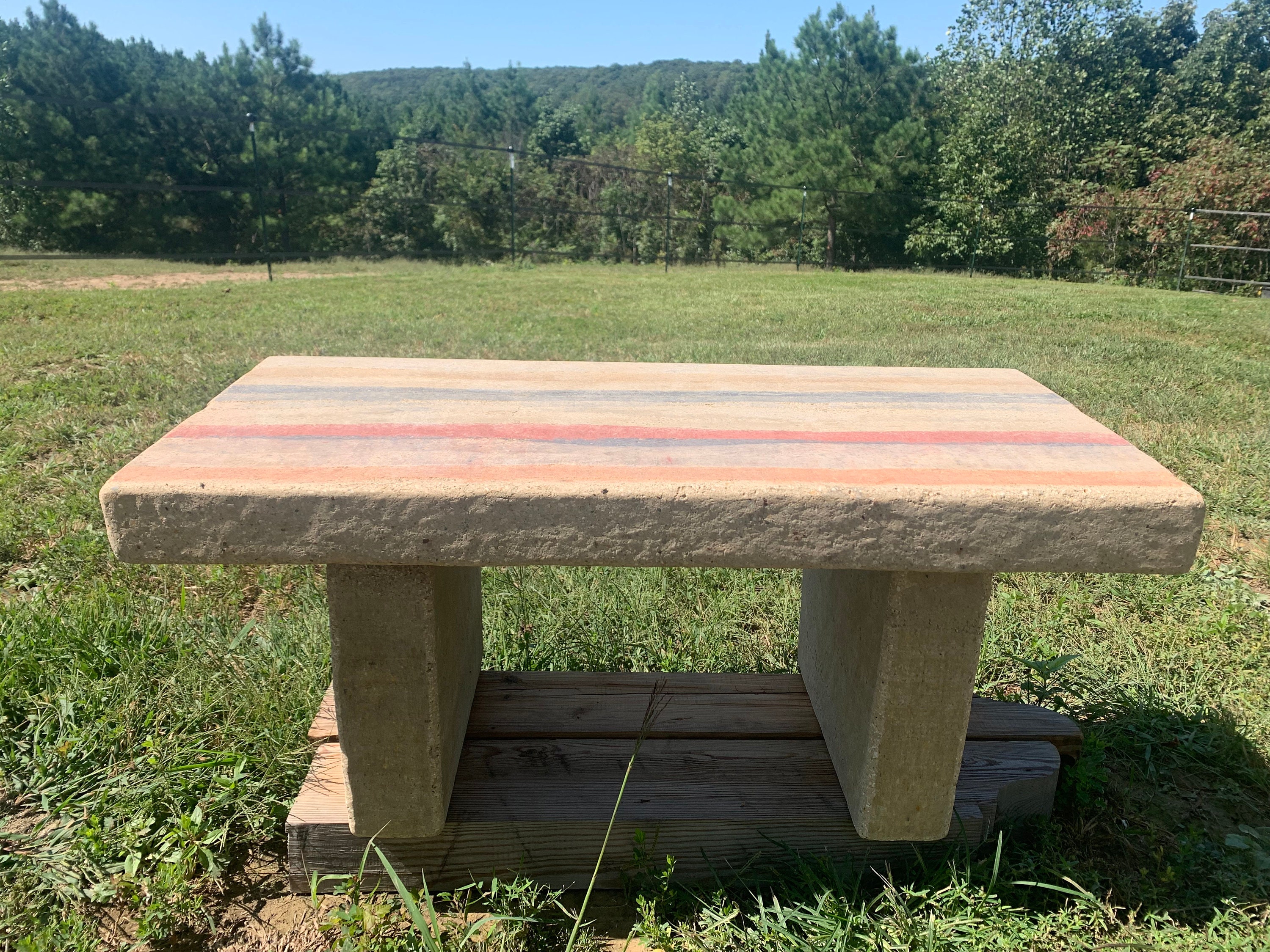 Rammed Earth Coffee Table - Modern, Earth Concrete. Indoor/outdoor.. - Etsy