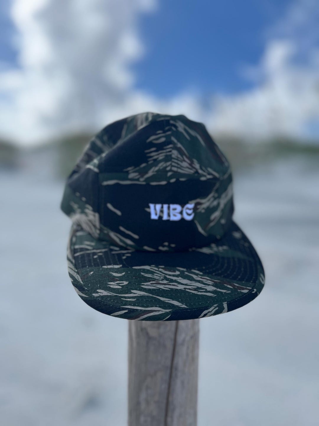 Camo Vibe Hat - Embroidered - 5 Panel 100% Cotton - Etsy