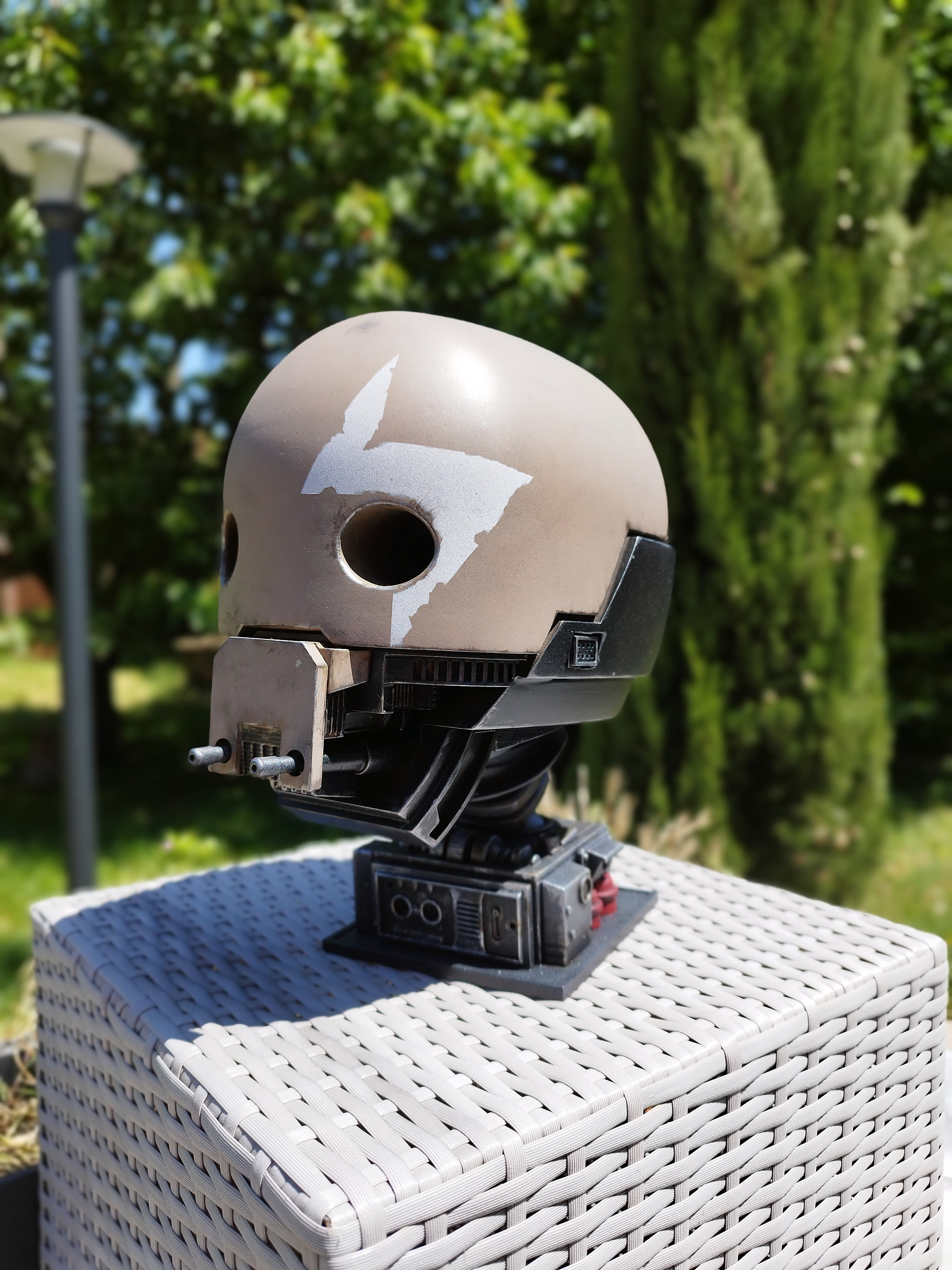 K2SO Inspired Droid Head With Stand. - Etsy