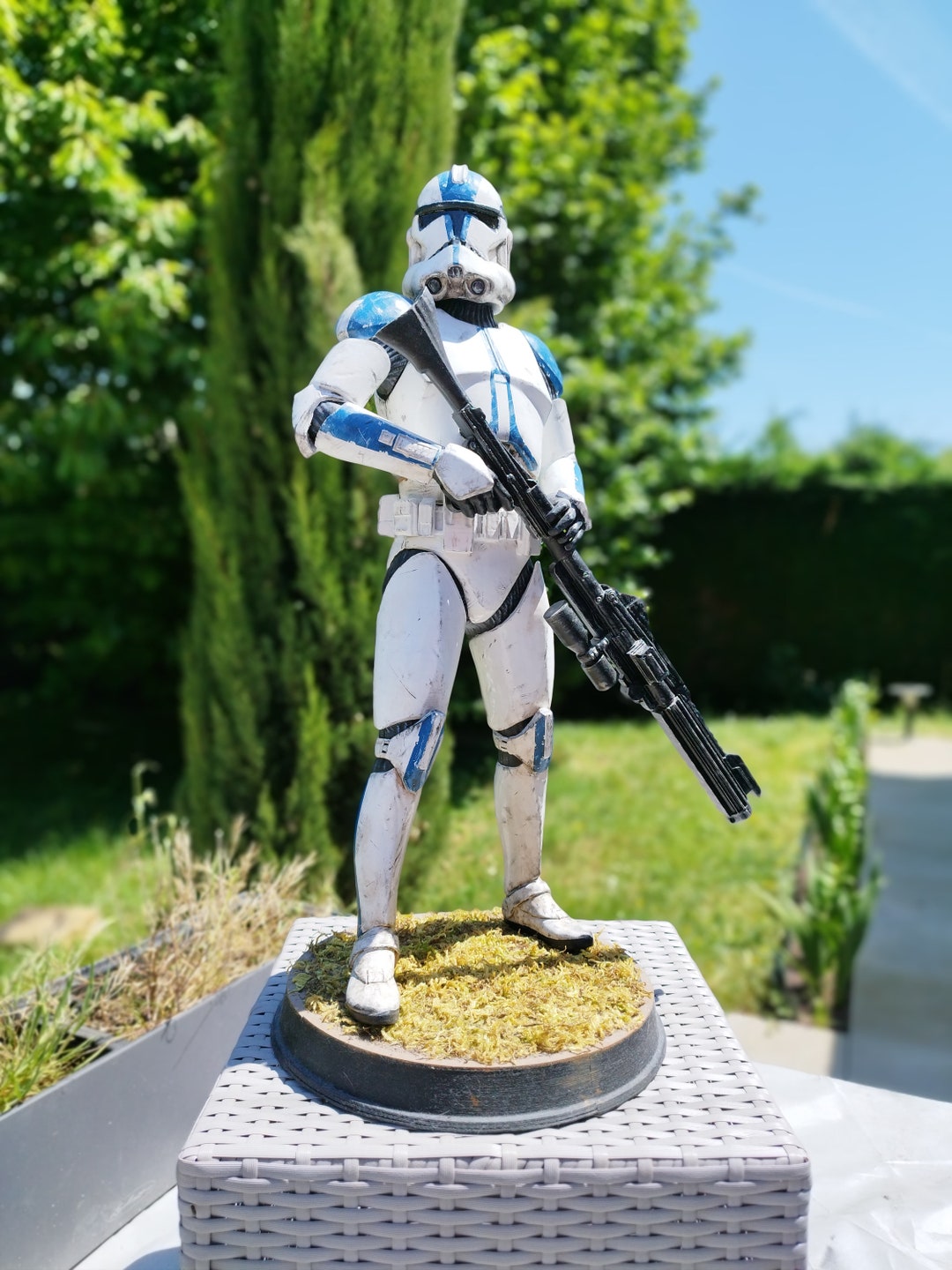 Star Wars 3D Print Custom Clone Trooper From the 501s Legion 60cm Tall ...