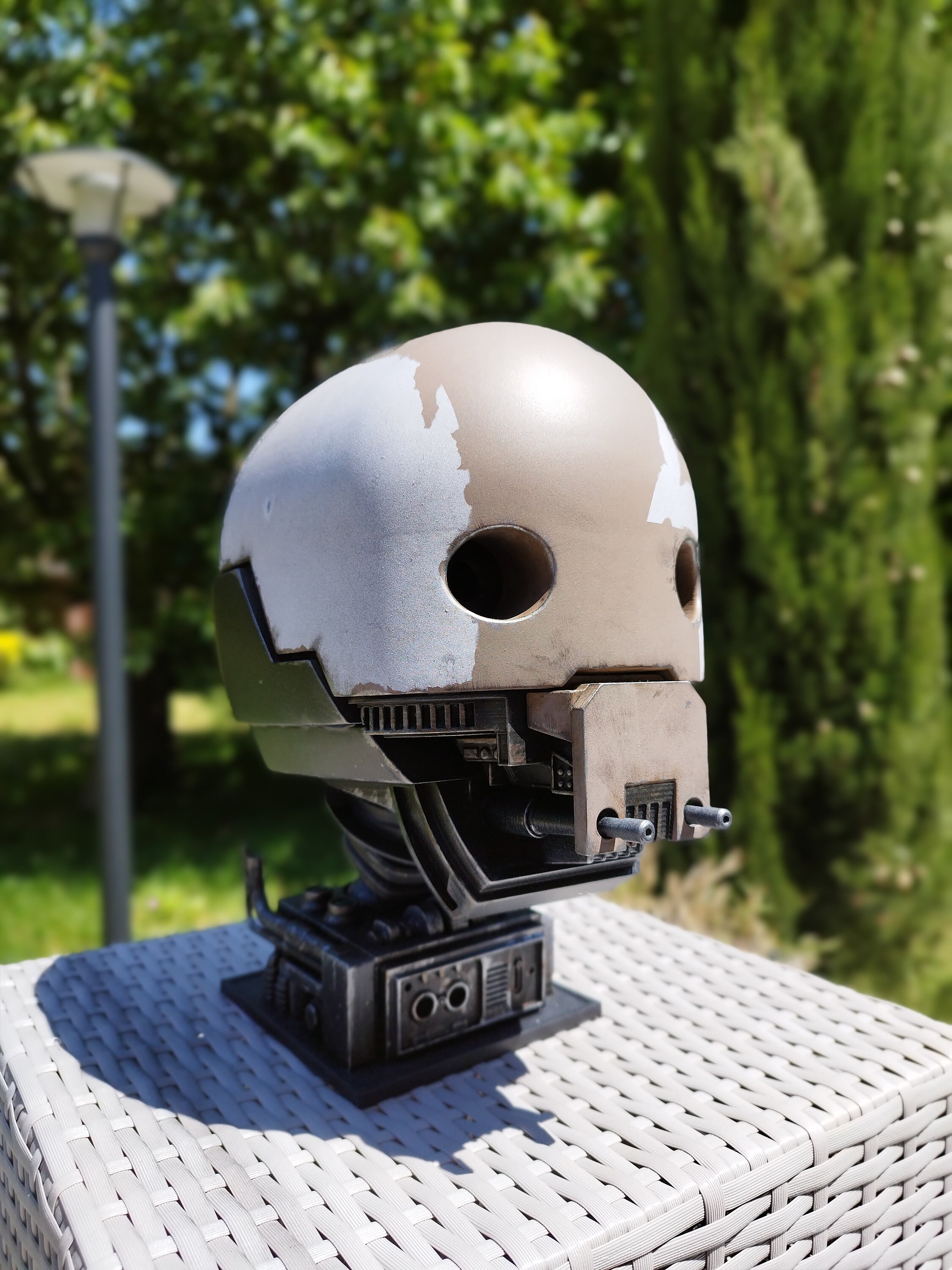 K2SO Inspired Droid Head With Stand. - Etsy