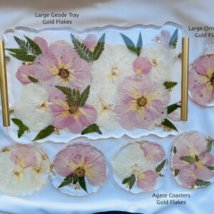 Geode Tray | Wedding Flower Preservation | Bridal Bouquet Preservation | Flower Preservation ...