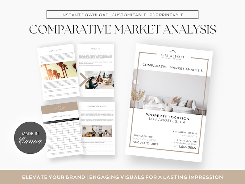 Cma Packet | Comparative Market Analysis | Digital Download | Cma ...
