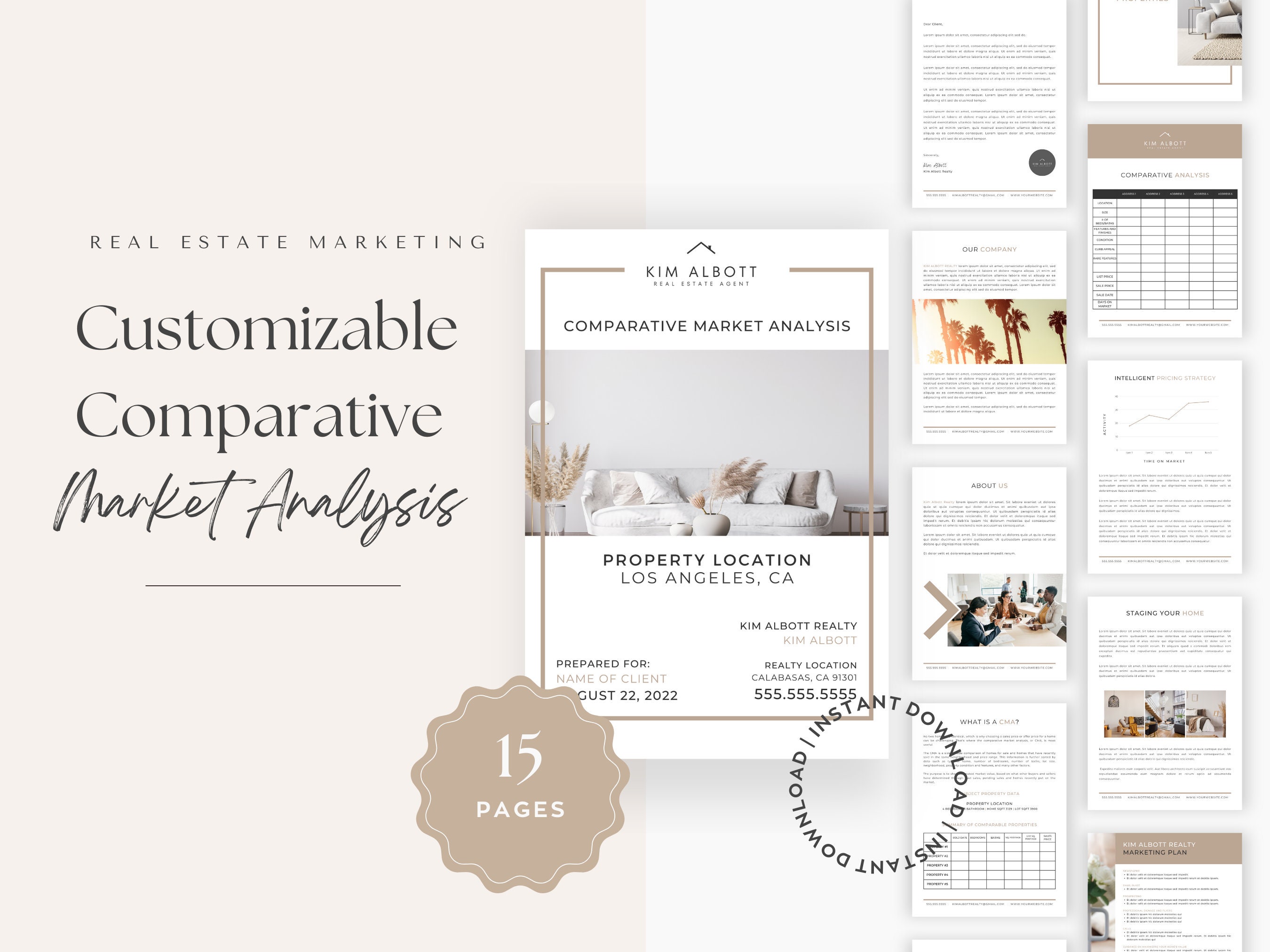 Cma Packet Comparative Market Analysis Digital Download Cma Template ...