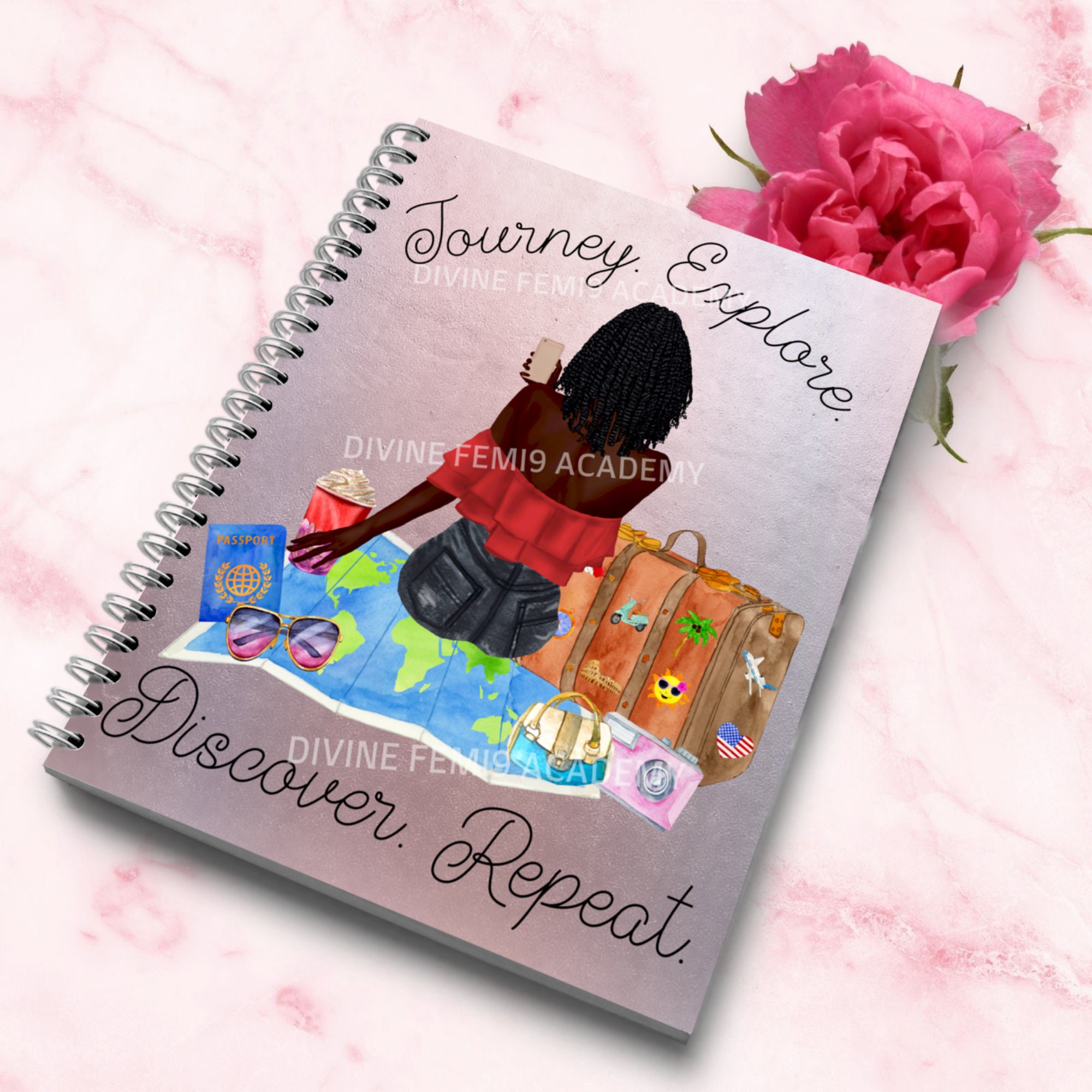 PRINTABLE PNG Journal Cover, Notebook Insert, Digital Planner, DIY ...