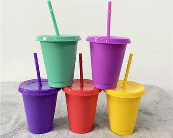 5 Pack Glitter Cold Cups, Blank Cups for Custom Designs, Blank Cups ...