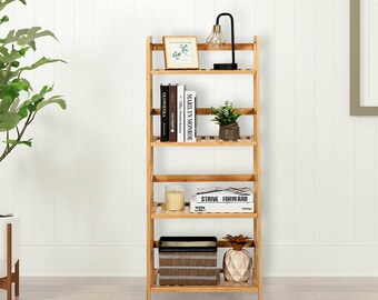 Natural Bookshelf | Etsy