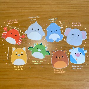 Squishmallow Stickers - Etsy