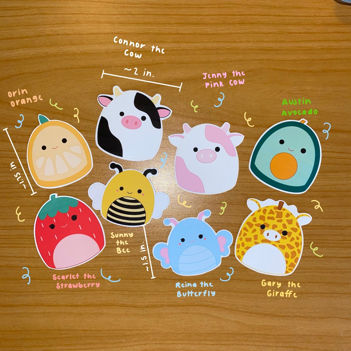 Squishmallow Stickers | Etsy