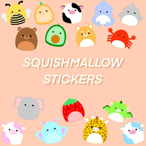 Squishmallow Stickers - Etsy