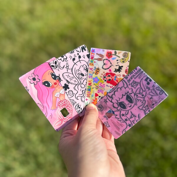 Credit Card Skin Template - Etsy