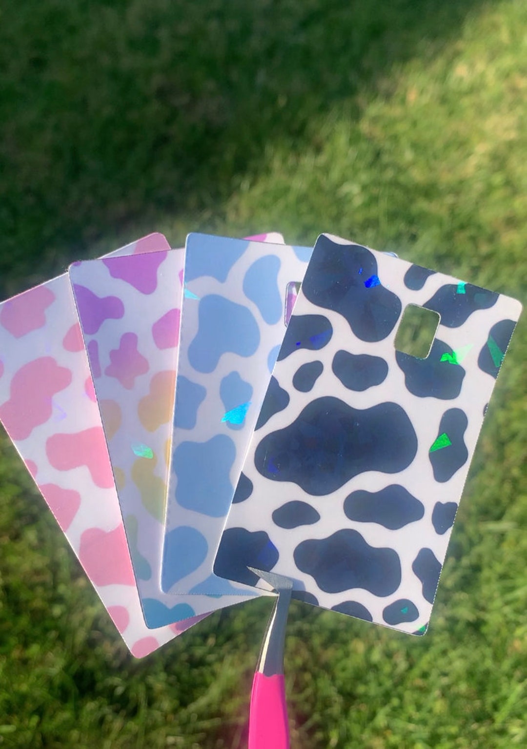 Cow Print Credit Card Skin - Etsy