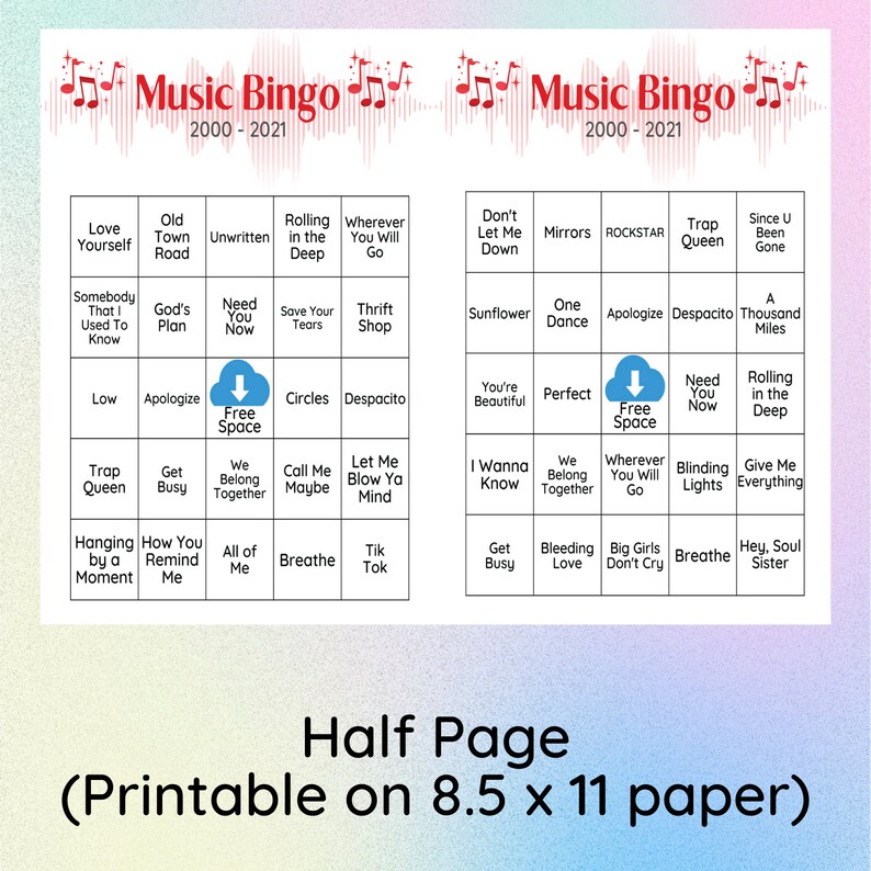 Musical Bing Game, Jingo Bingo Game, Singo Bingo Game, Singo Game ...