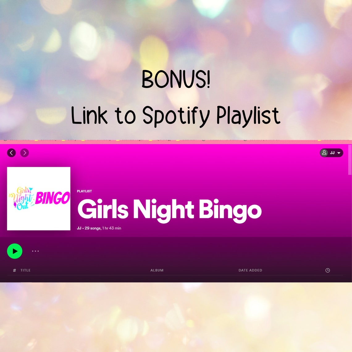 Girl's Night Singo Bingo Game, Girls Trip Activities, Girls Night Party ...