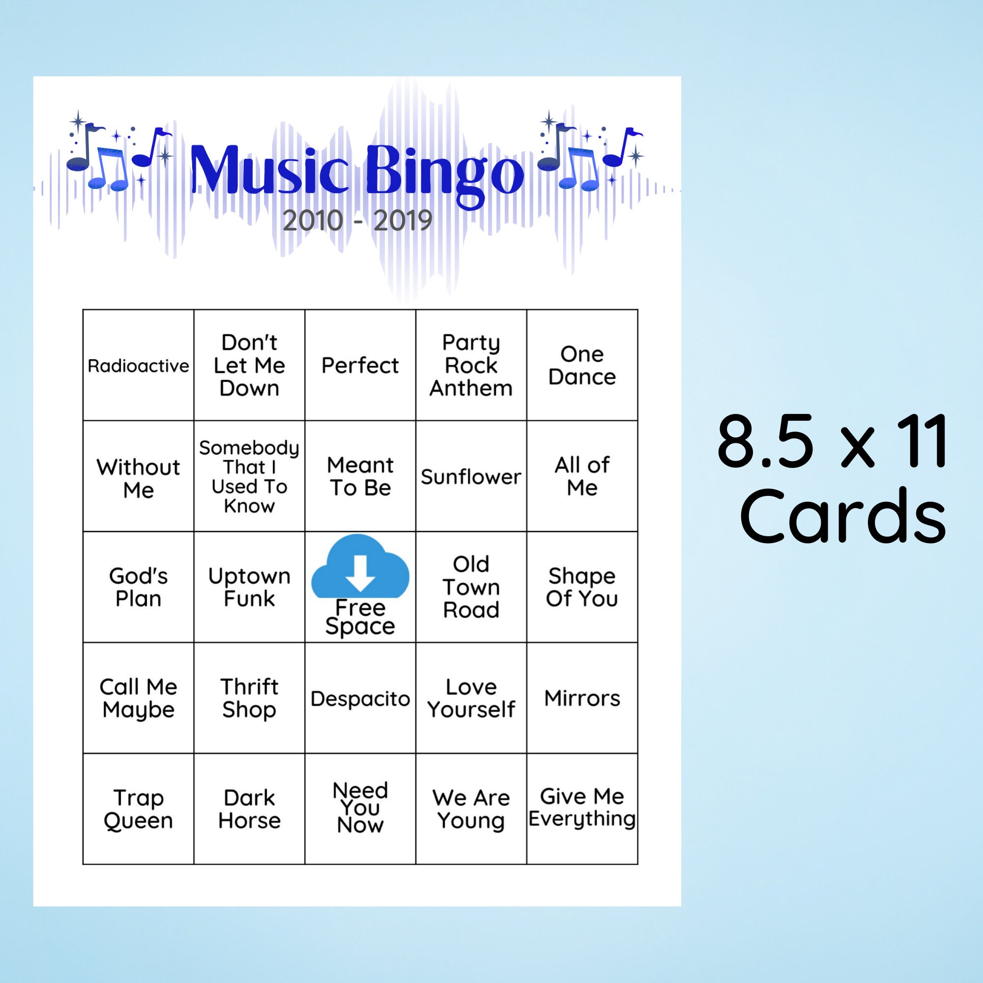 Musical Bingo Game, Singo Bingo Cards, Jingo Bingo Game, Musical Bingo ...