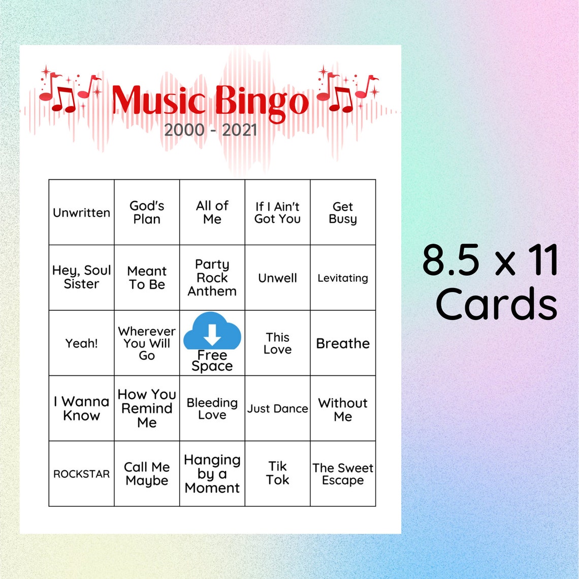 Musical Bing Game, Jingo Bingo Game, Singo Bingo Game, Singo Game ...