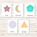 Shapes Flashcards Learning Cards for Kids Education Flashcards Shapes ...