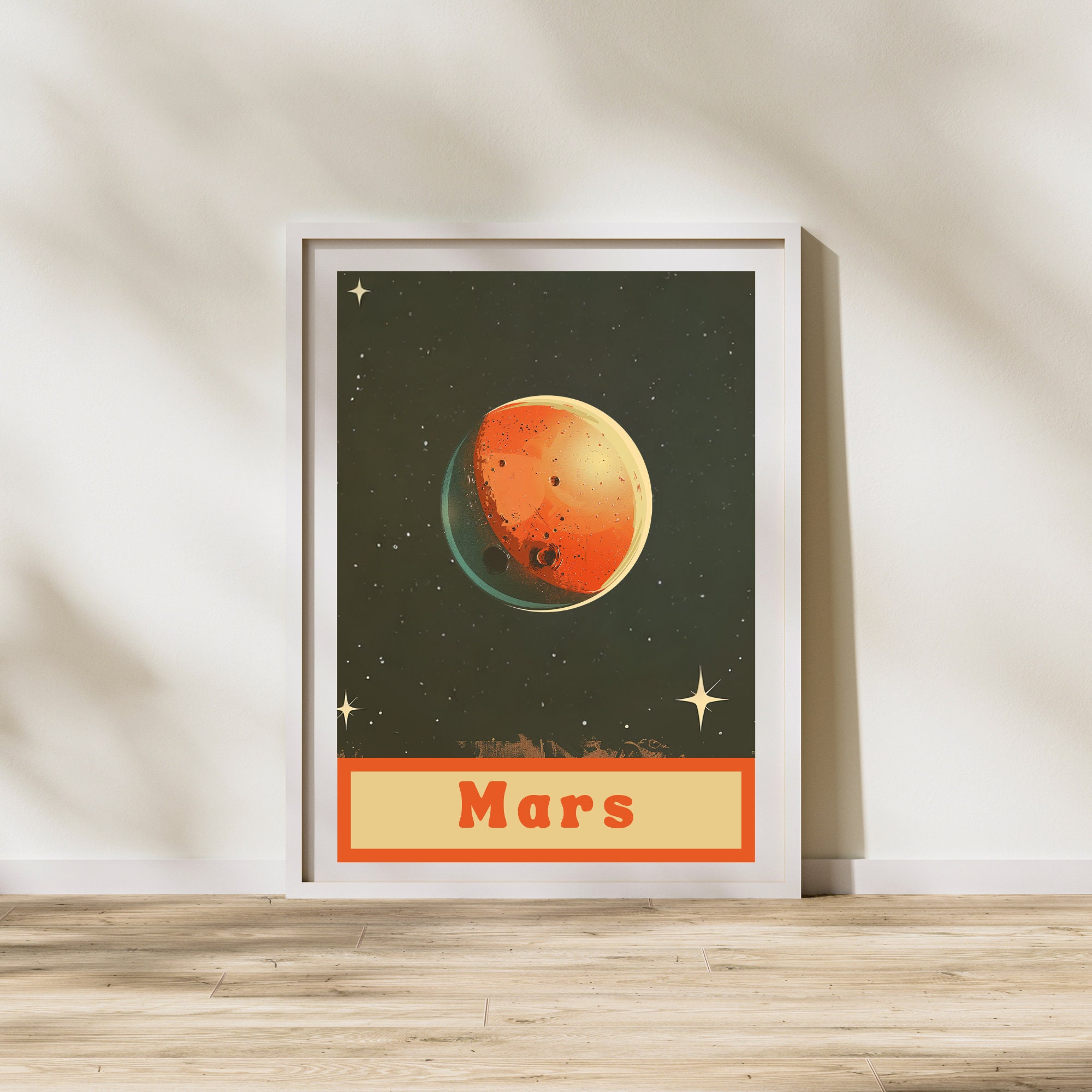 Printable Planet Posters Set Solar System Posters Nursery Wall Art for ...