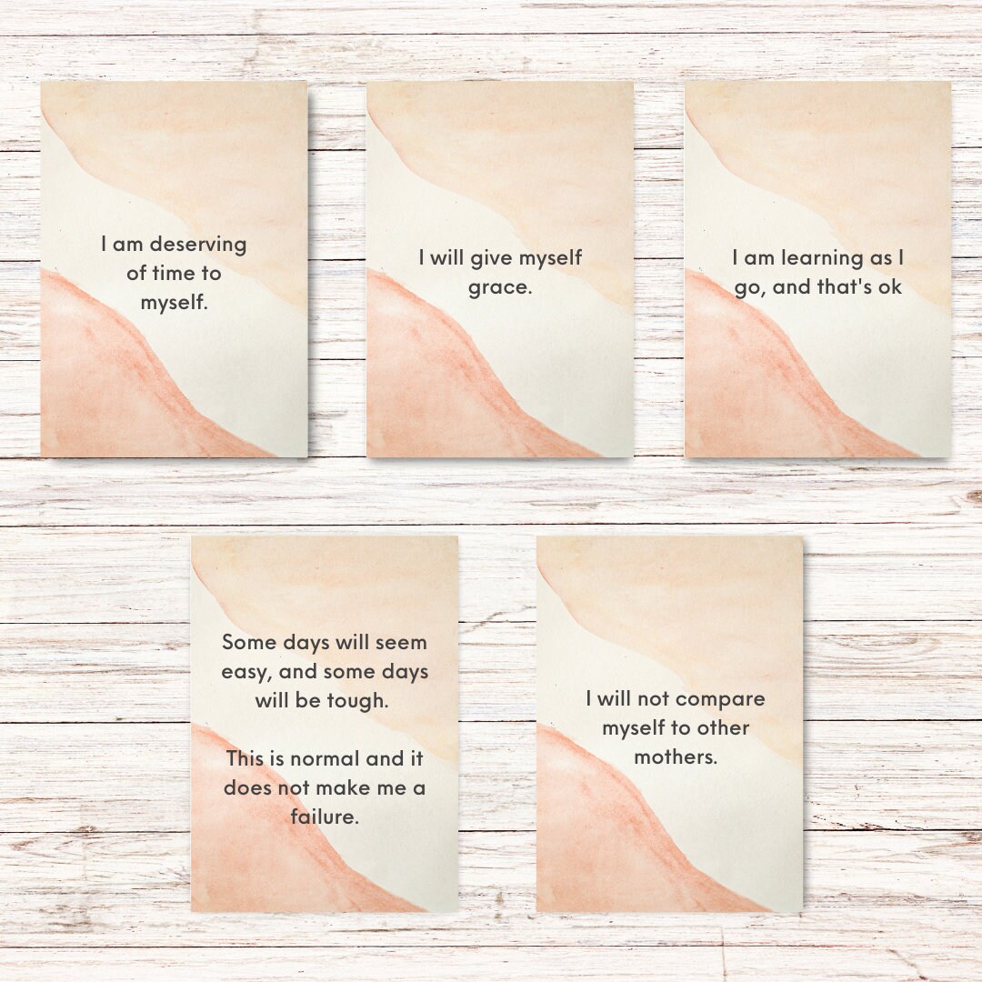Affirmation Cards for Mothers Day Gifts for Mums Cards for Motherhood ...