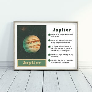 Printable Planet Sheets for Kids Solar System Planet Posters Outerspace ...