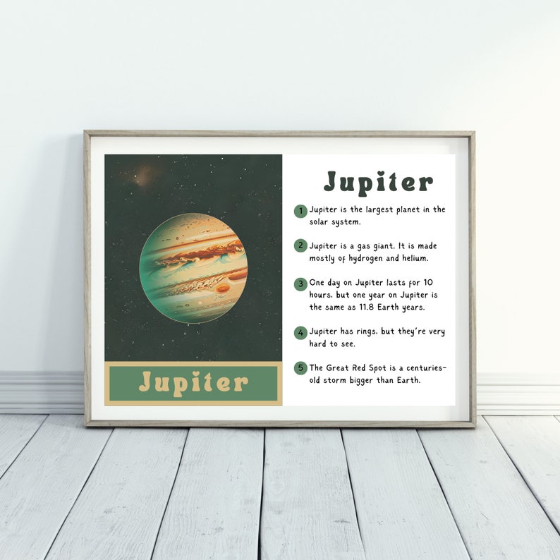Printable Planet Sheets for Kids Solar System Planet Posters Outerspace ...