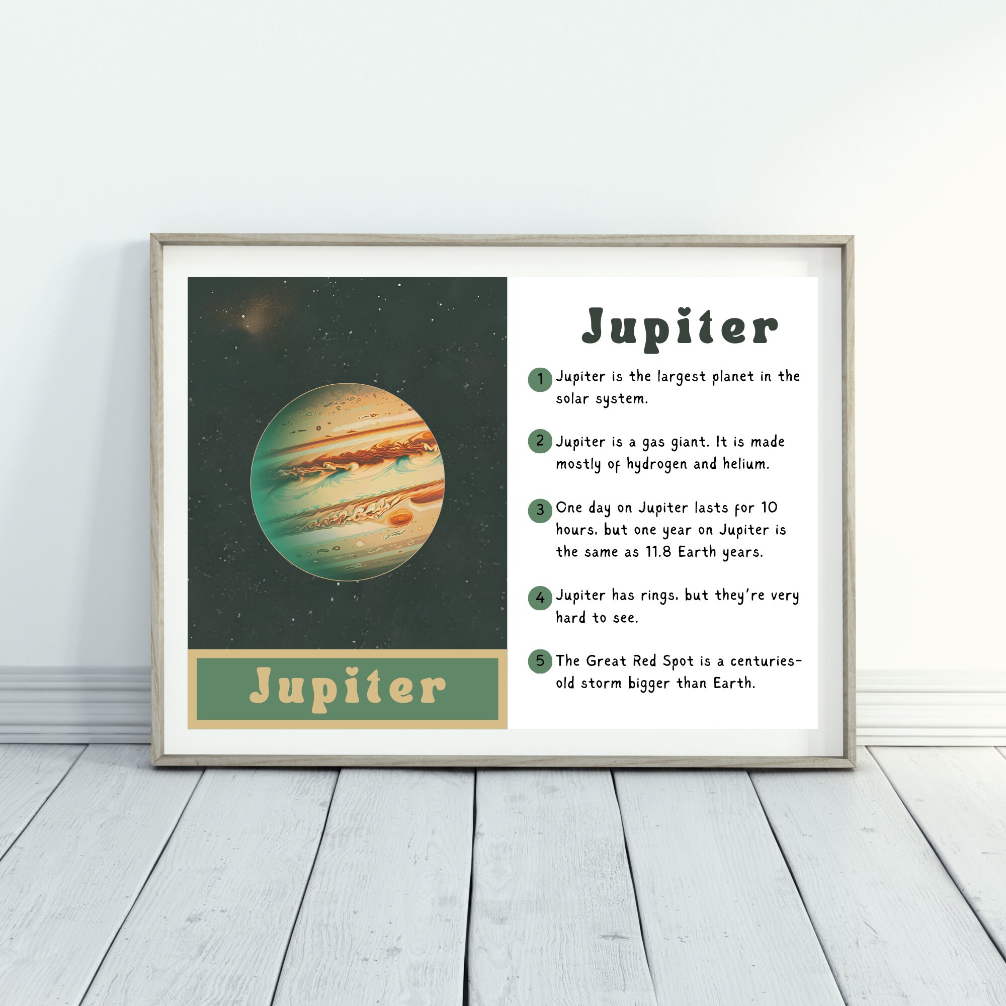 Printable Planet Sheets for Kids Solar System Planet Posters Outerspace ...