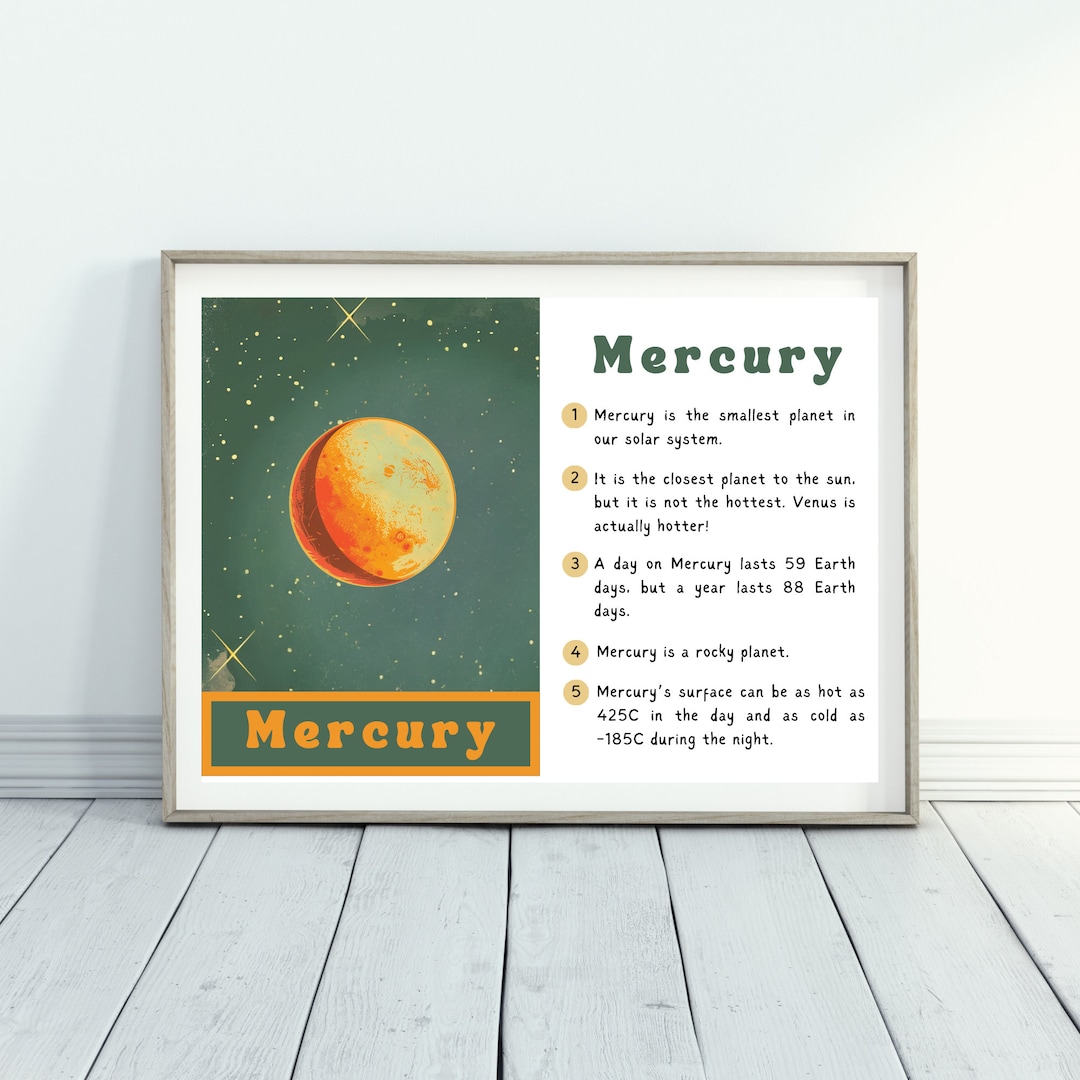 Printable Planet Sheets for Kids Solar System Planet Posters Outerspace ...