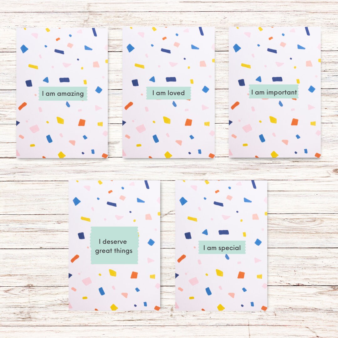 Affirmation Cards for Children Daily Reminders of Self-love for Kids ...
