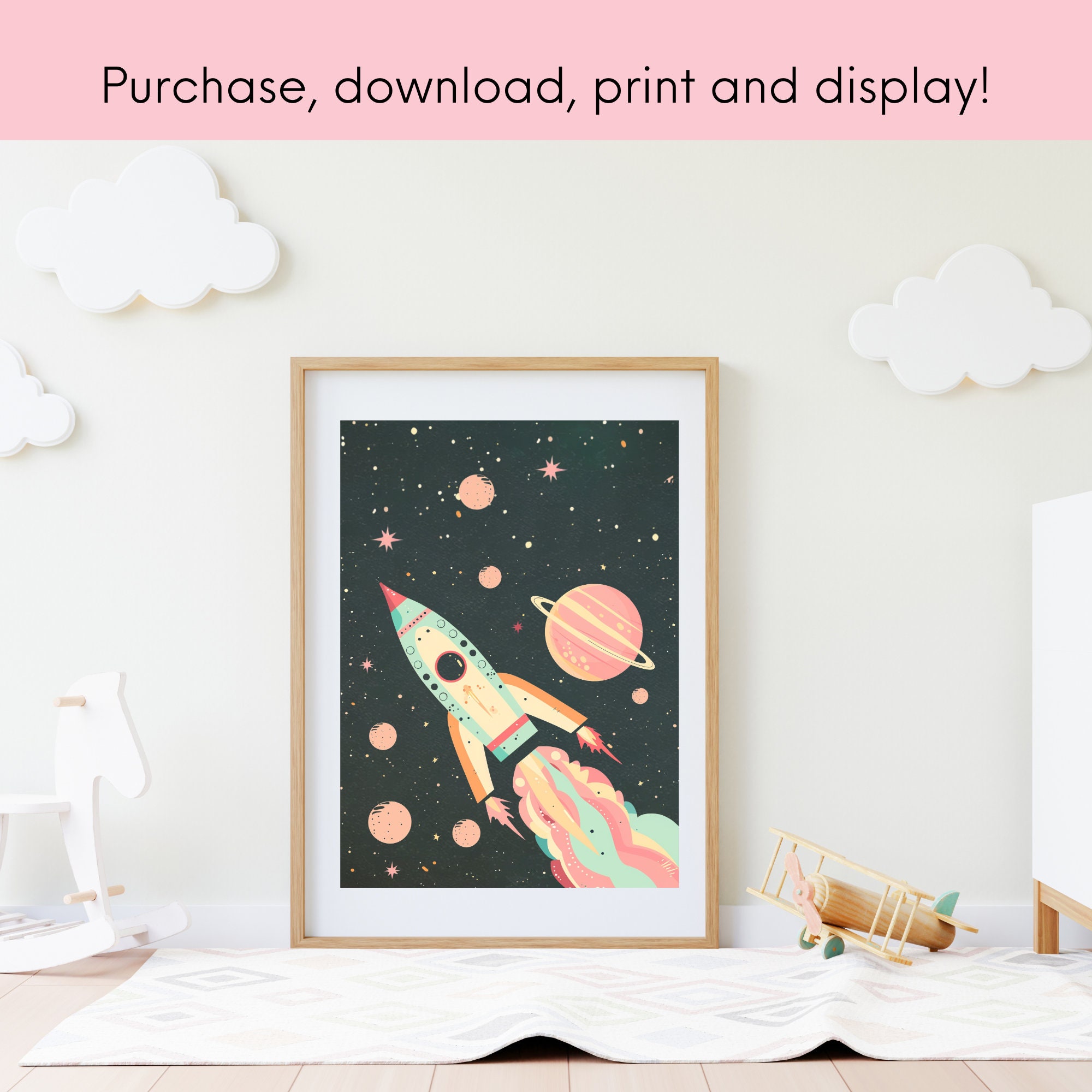 Spaceship Poster Rocket PNG Rocketshop Poster Digital Spaceship Poster ...