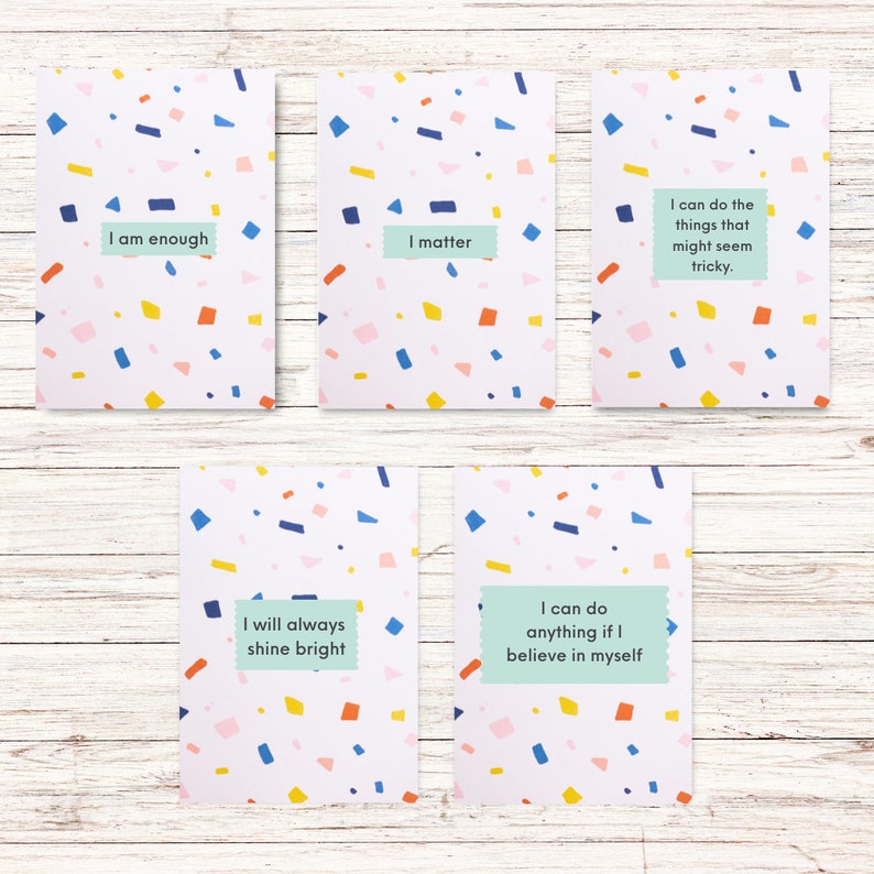 Affirmation Cards for Children Daily Reminders of Self-love for Kids ...