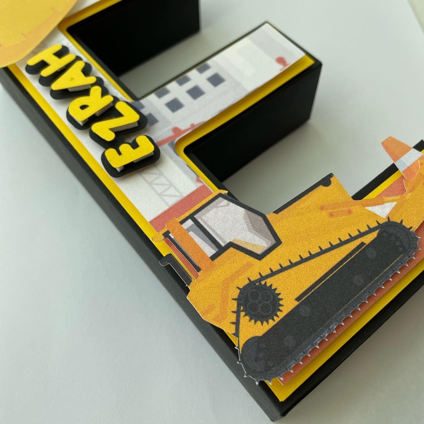 3D Letter Construction Theme Party Construction Party - Etsy