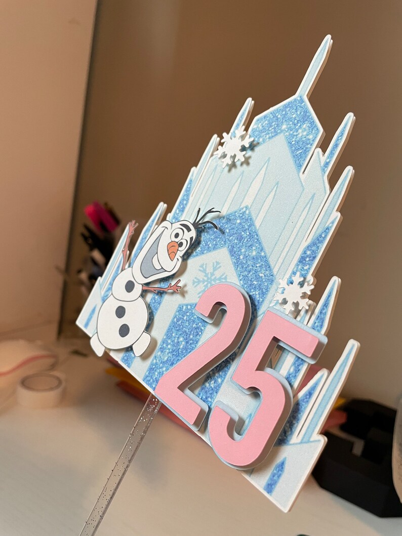 Frozen Cake Topper Olaf Cake Topper Frozen Party Frozen - Etsy