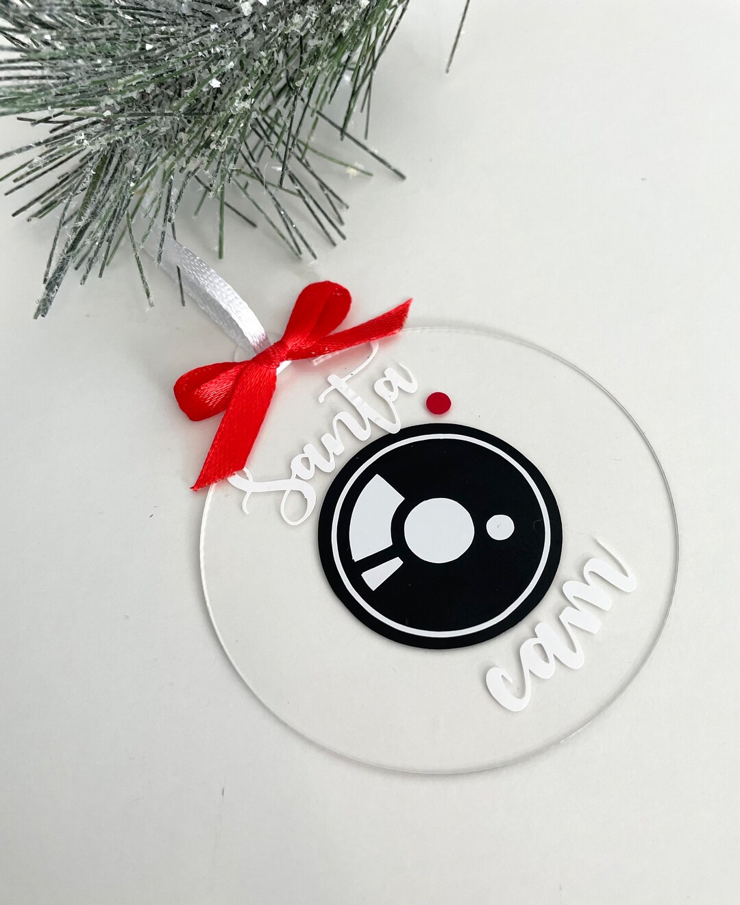 Santa Cam Christmas Ornament, Santa Spy Cam, Santa Ornament, Custom ...