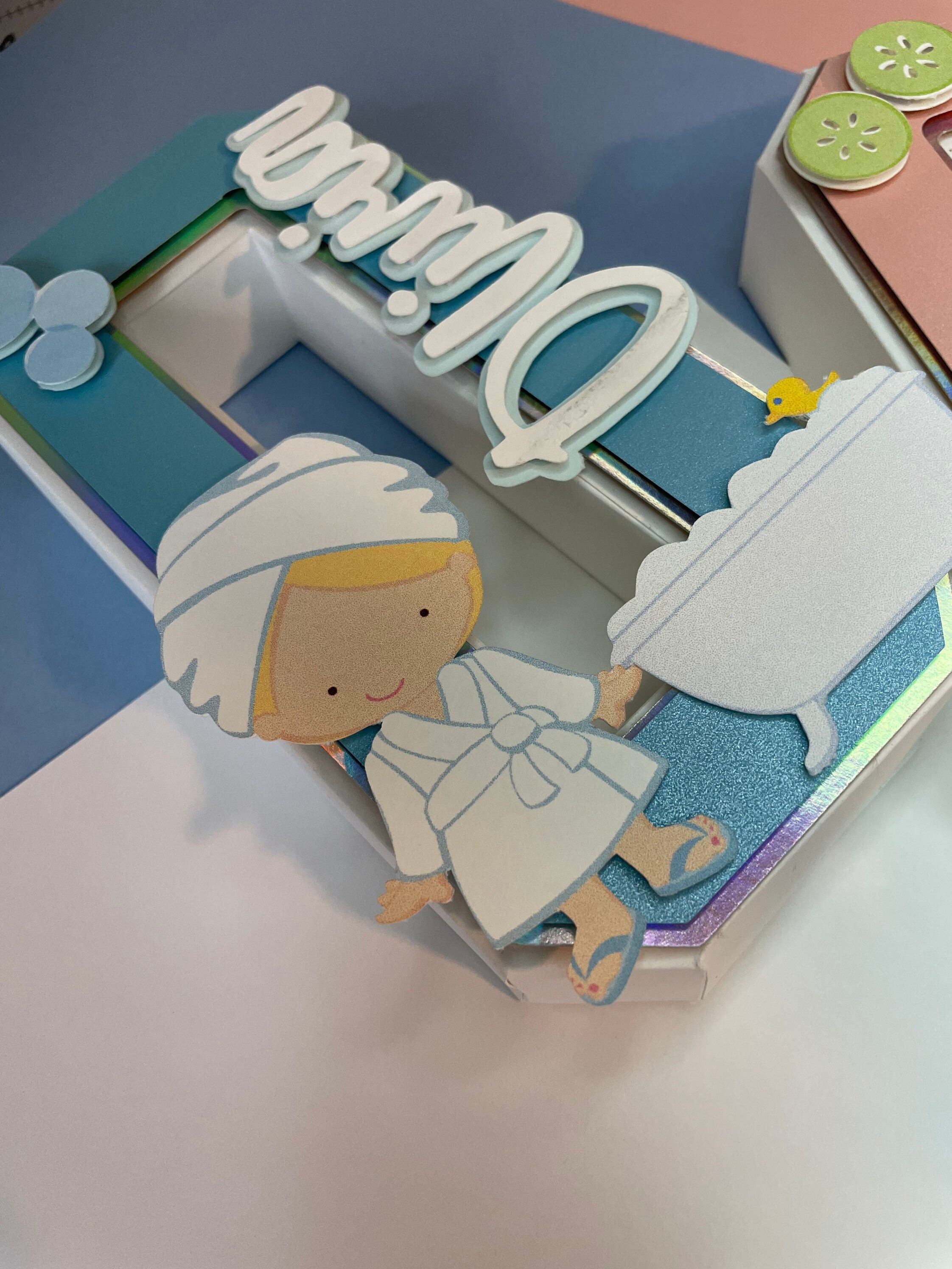 Spa 3D Letters Spa Numbers Spa Party Girls Party Girl - Etsy