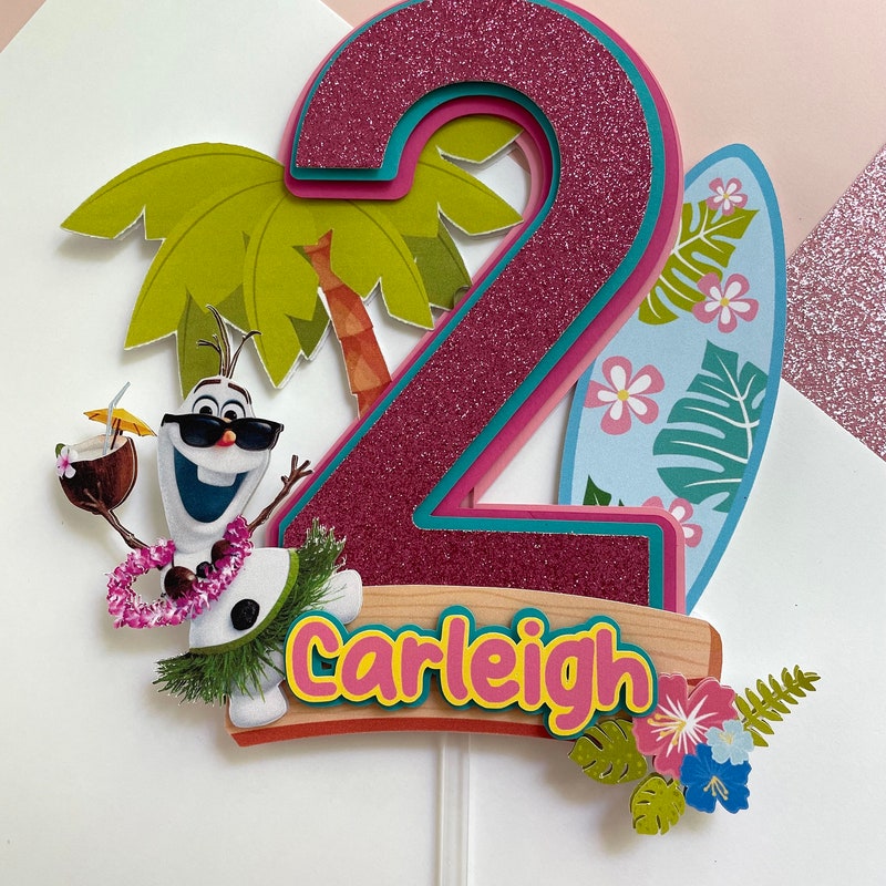 Olaf Cake Topper - Etsy