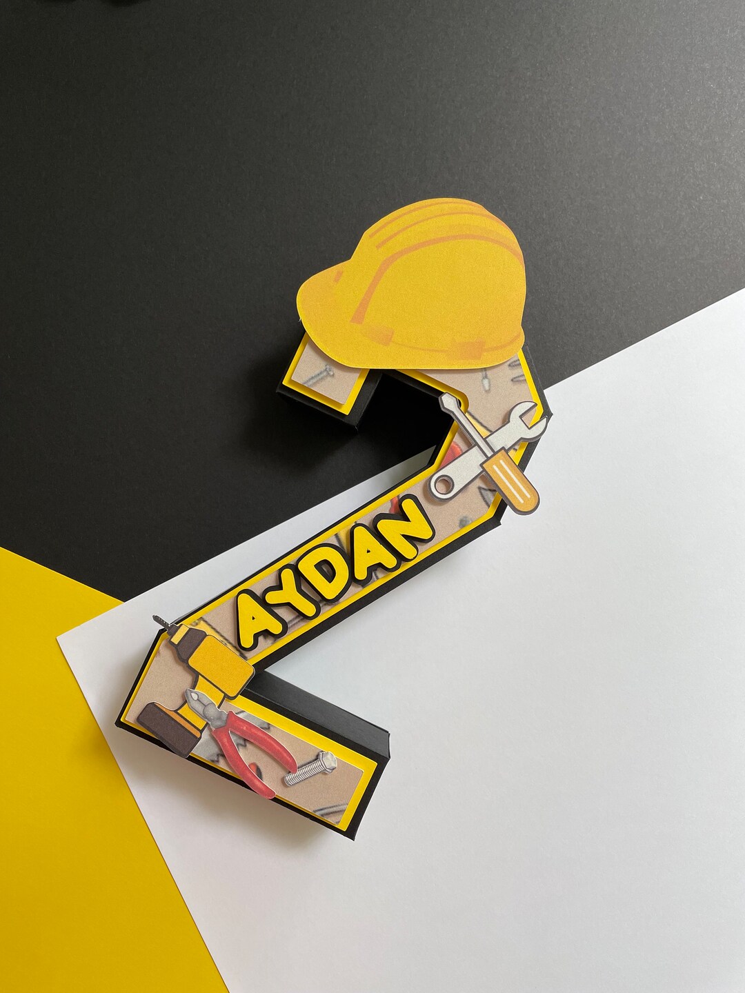 3D Letter, Handyman Theme Party,handyman Party Supplies, Tools 3D ...