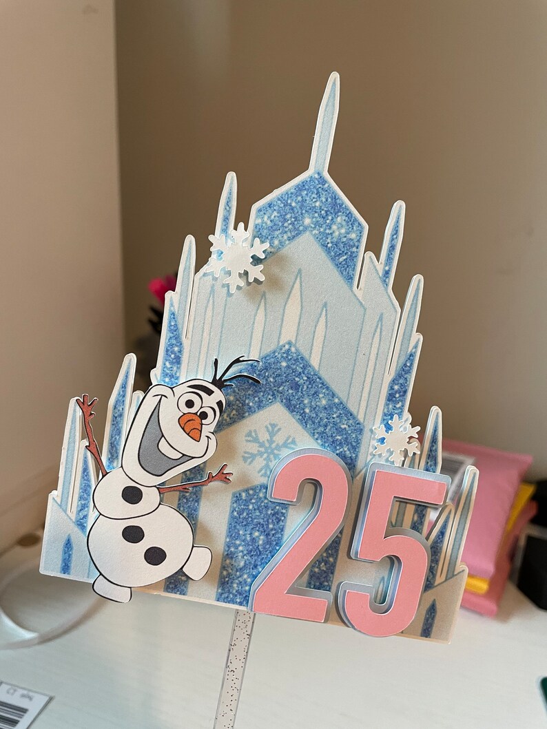 Frozen Cake Topper Olaf Cake Topper Frozen Party Frozen - Etsy