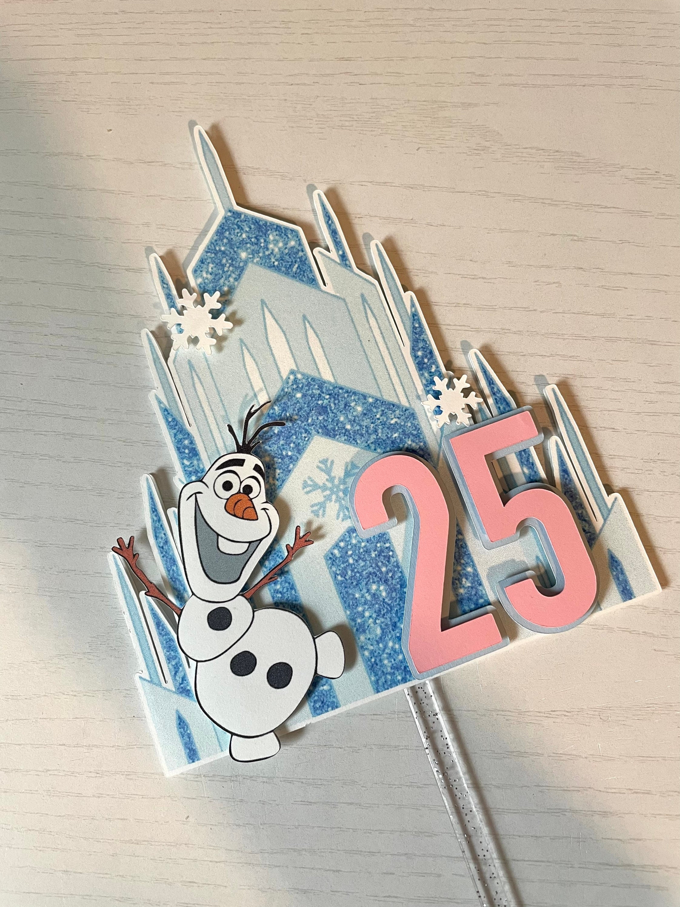 Frozen Cake Topper Olaf Cake Topper Frozen Party Frozen - Etsy