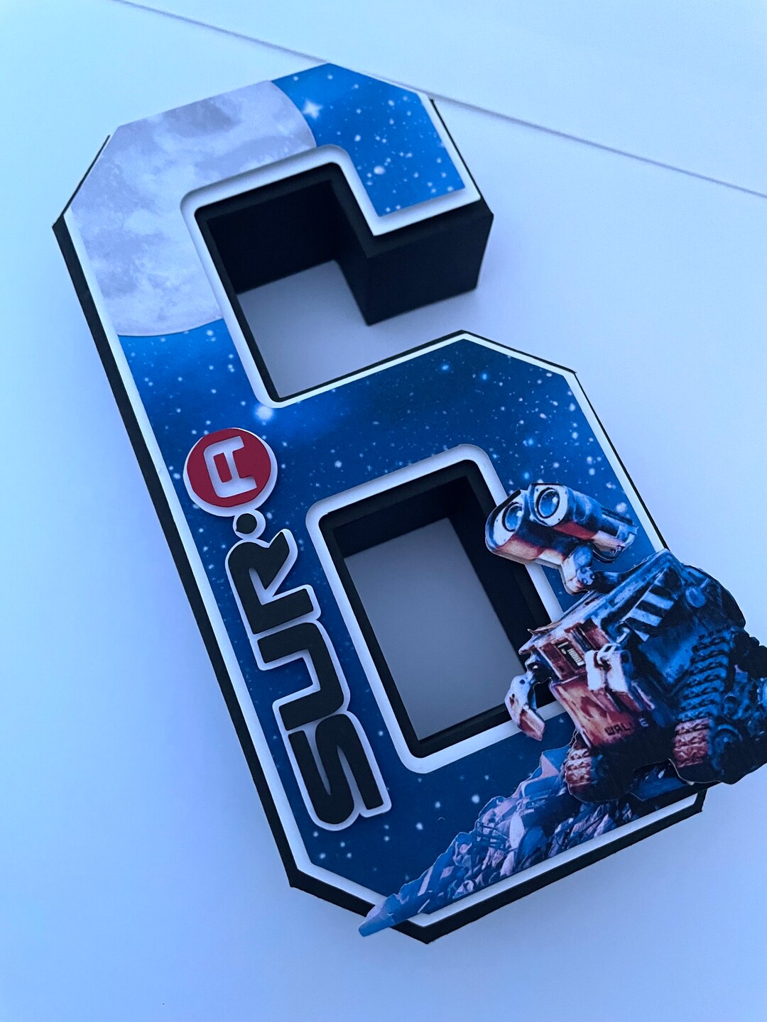 3D Letter, Wall-e Theme Party, Wall-e Party Supplies, Eve 3D Letter, Wall-e Birthday Party, Wall ...
