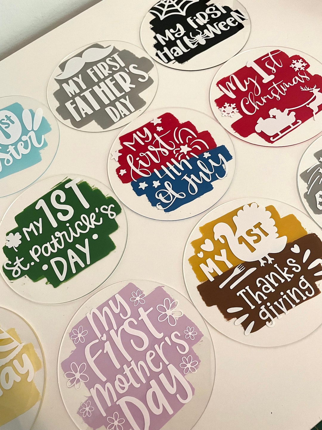 Babys First Holidays, Baby Sign Disc, Baby First Year, Acrylic ...