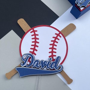 Baseball Cake Topper, Rookie of the Year Cake Topper, Baseball Party ...