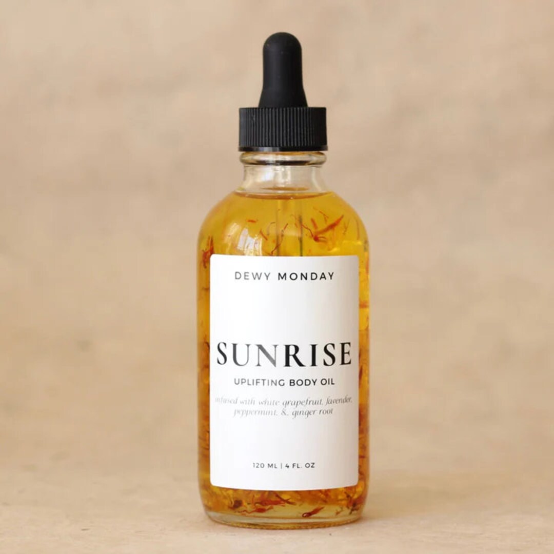 Sunrise Body Oil - Energizing Uplifting Moisturizing Shower Bath Oil ...