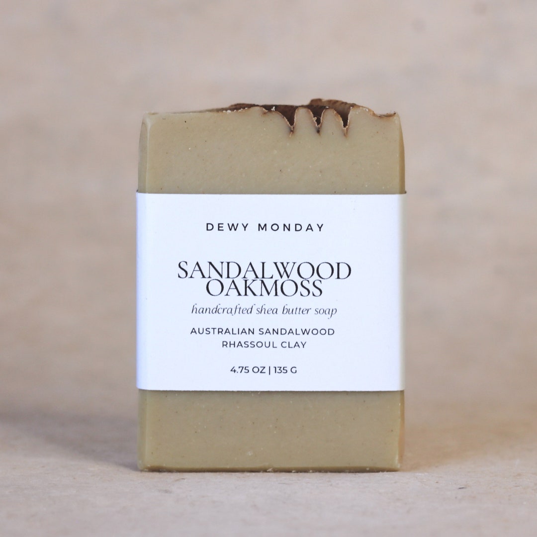 Sapone al muschio di quercia e sandalo: sapone vegano fatto a mano in ...