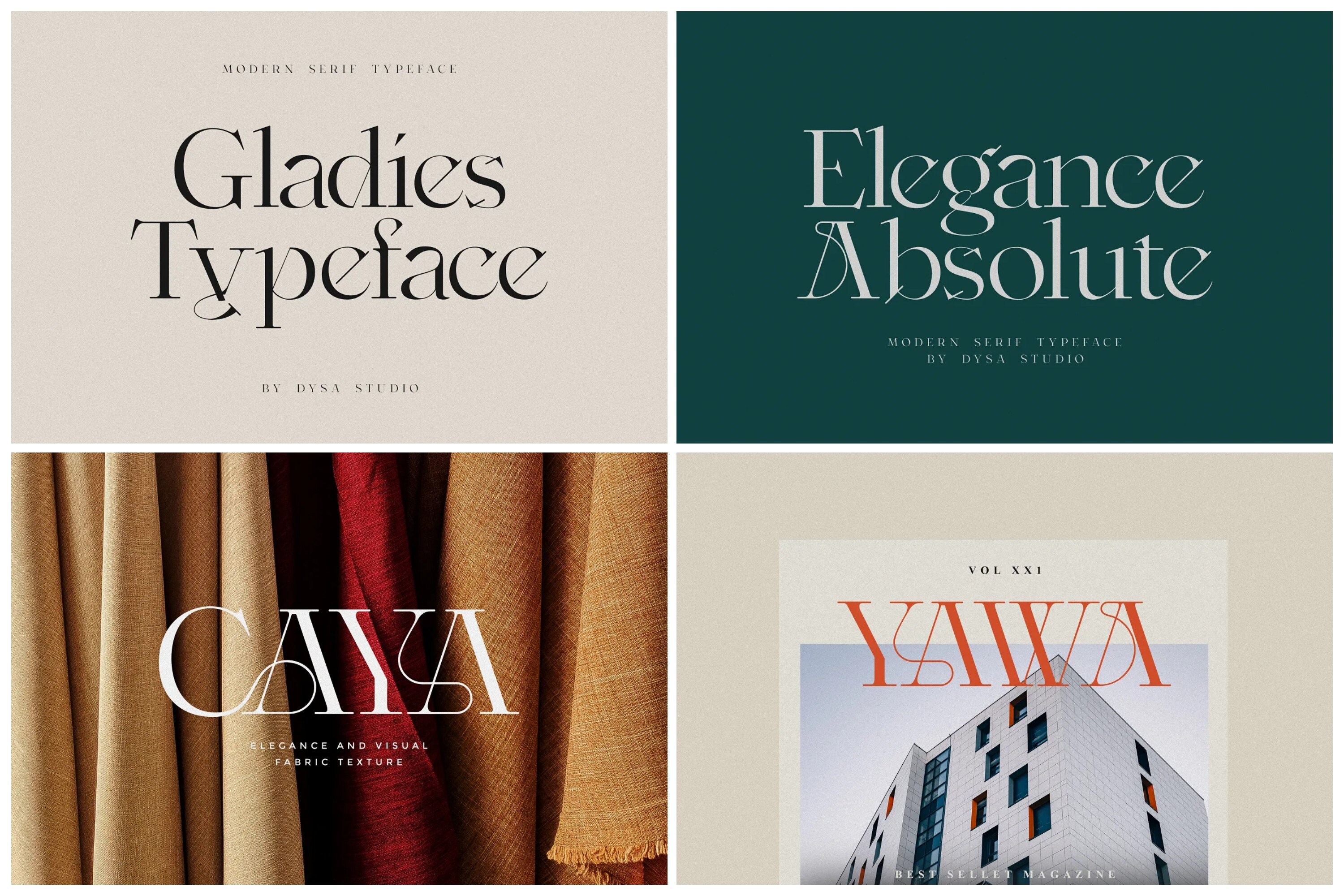 Exclusive Modern Font Bundle Serif Font, Branding Font, Font for ...