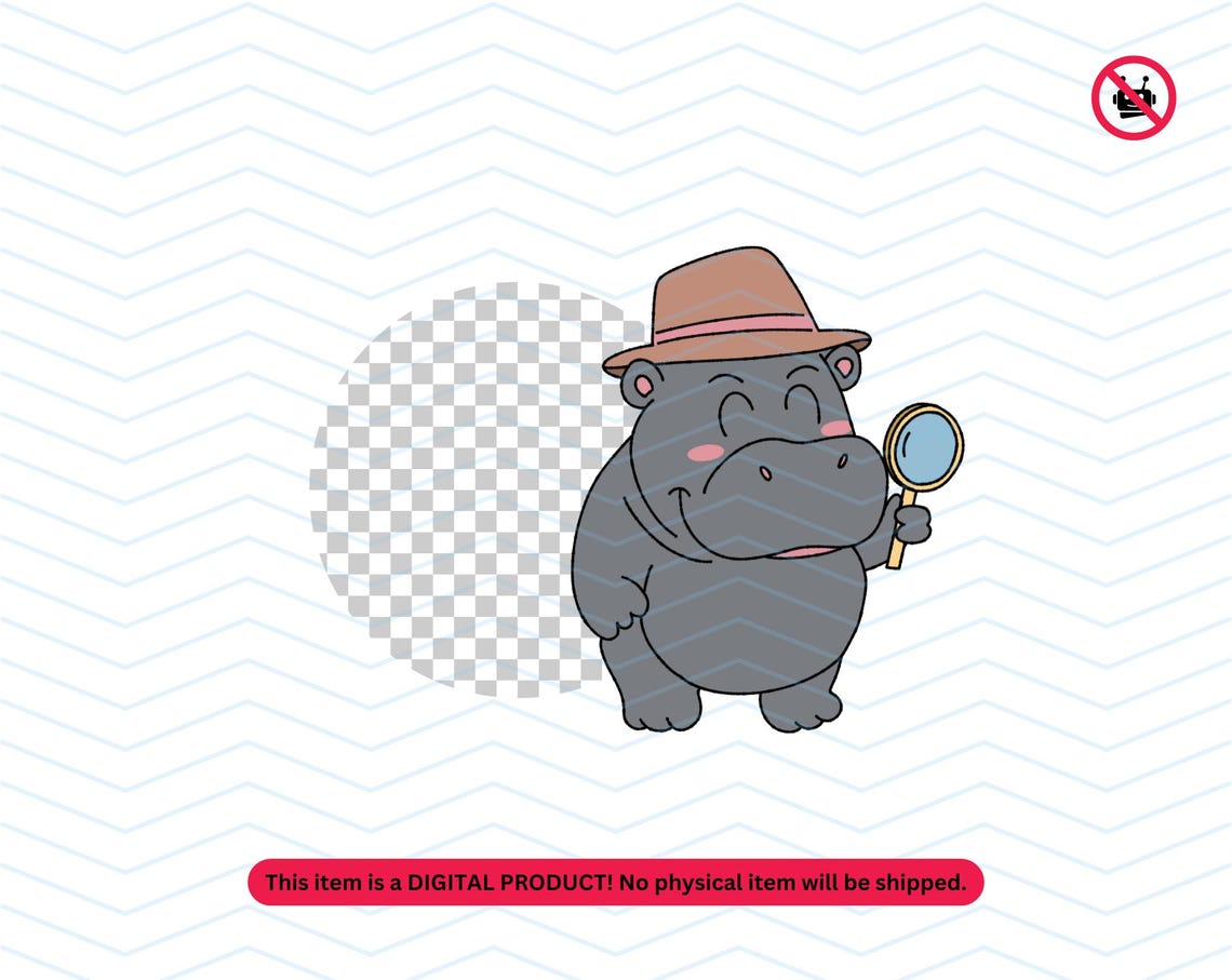 Moo Deng Clipart Adorable Pygmy Hippo PNG Baby Hippo Doodle Cute Hippo ...
