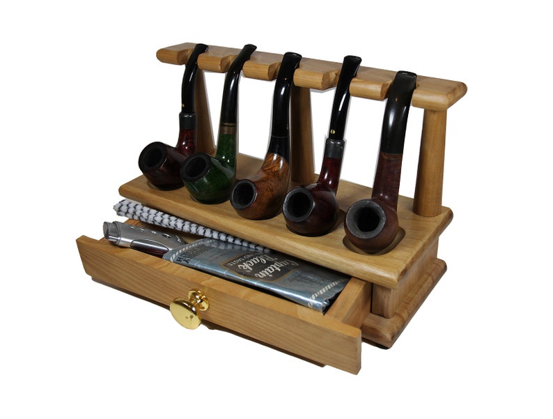 Tobacco Pipe Stand Wooden Tobacco Pipes Display Rack Holder - Etsy