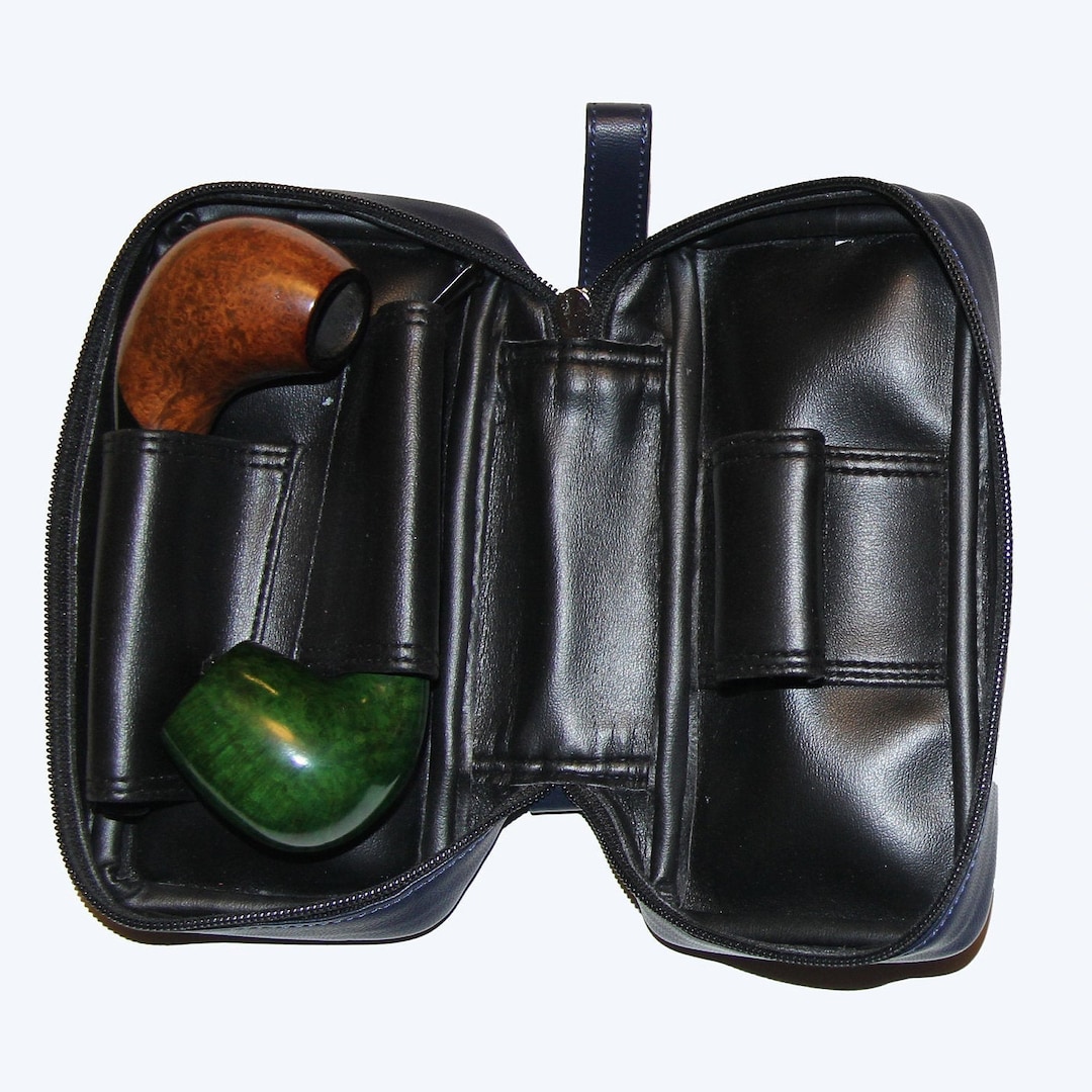 Tobacco Smoking Pipe Case | Tobacco Pipe Bag for 2 Pipes | Pouch - Etsy